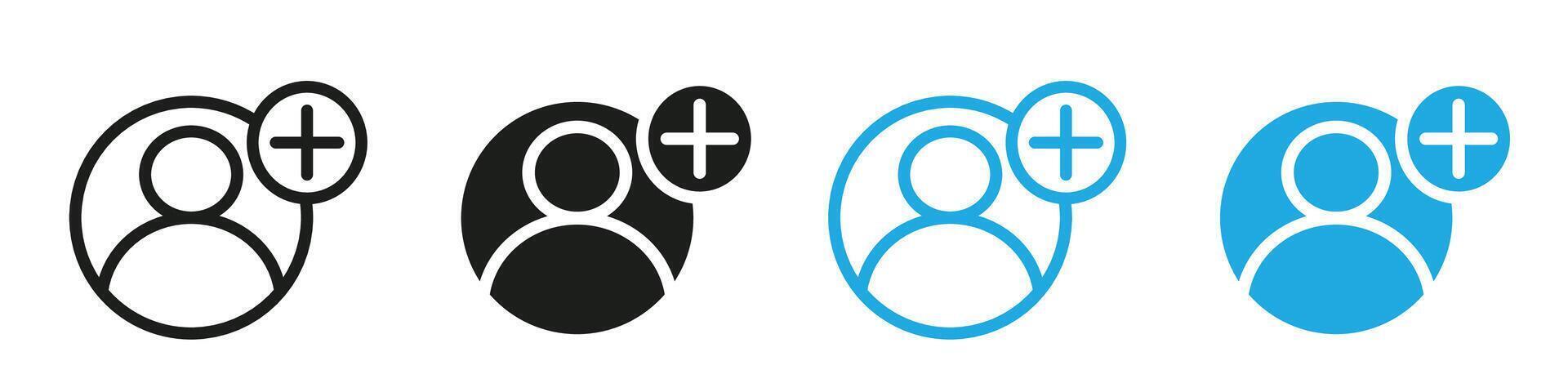 Add a new user icon mark in filled style 47626136 Vector Art at Vecteezy