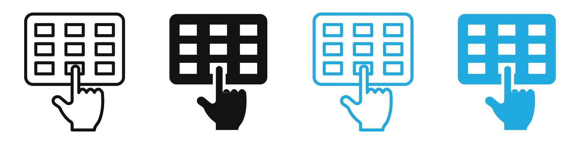 Code lock icon mark in filled style 47626181 Vector Art at Vecteezy