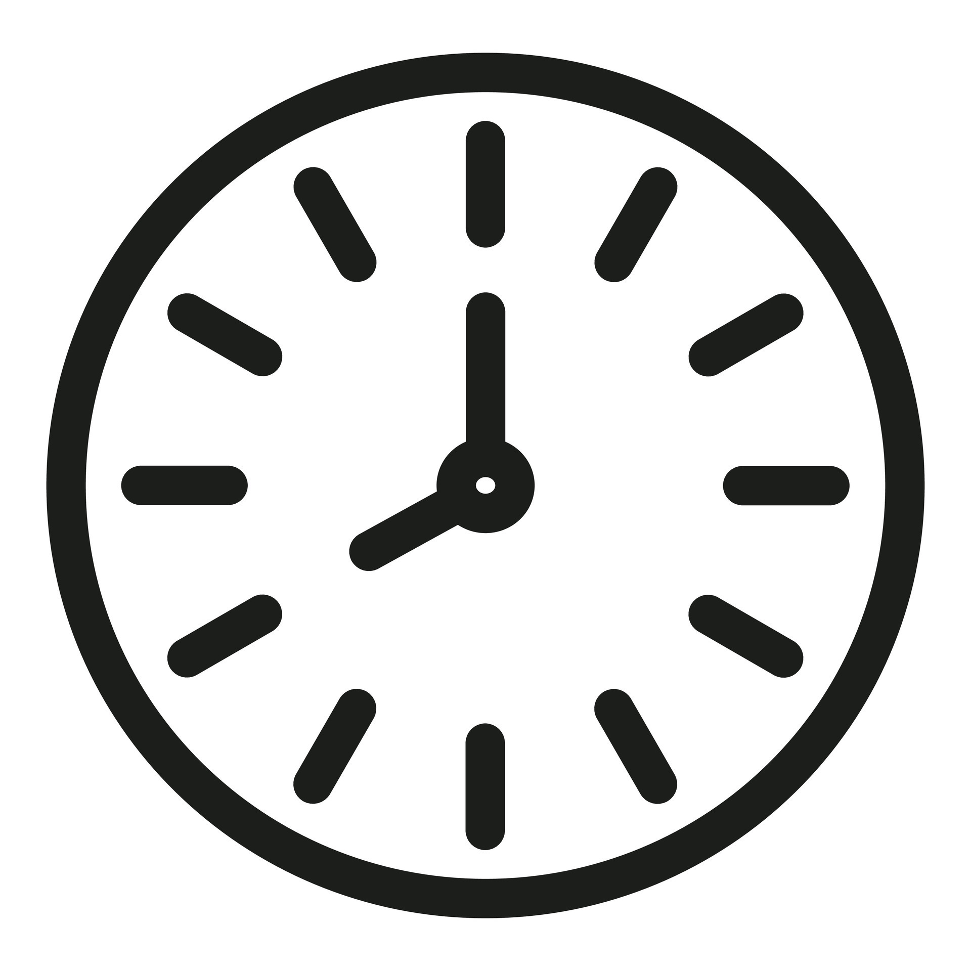 Clock icon set 47627430 Vector Art at Vecteezy