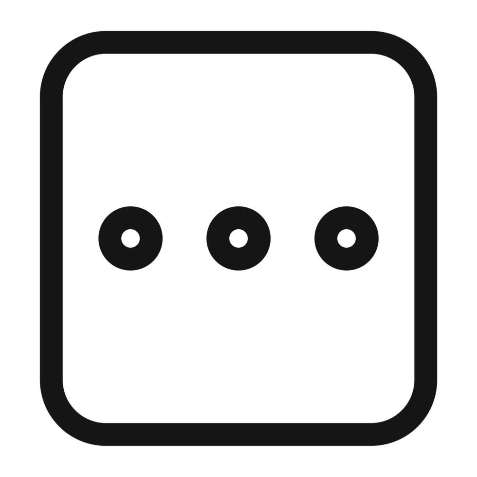 Navigation Menu Dots Icon Ideal for UI and Web Design 47627618 Vector ...