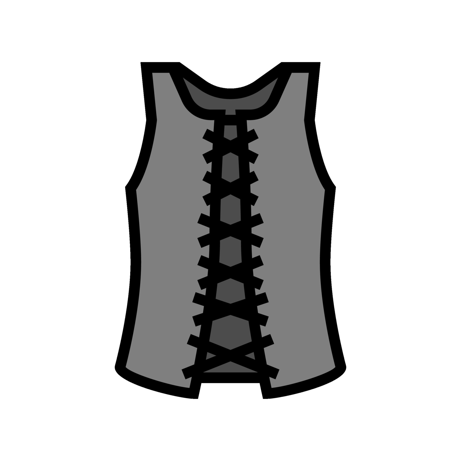 Lace Up Top Diy Fashion Handmade Color Icon Illustration 47629444 Vector Art At Vecteezy