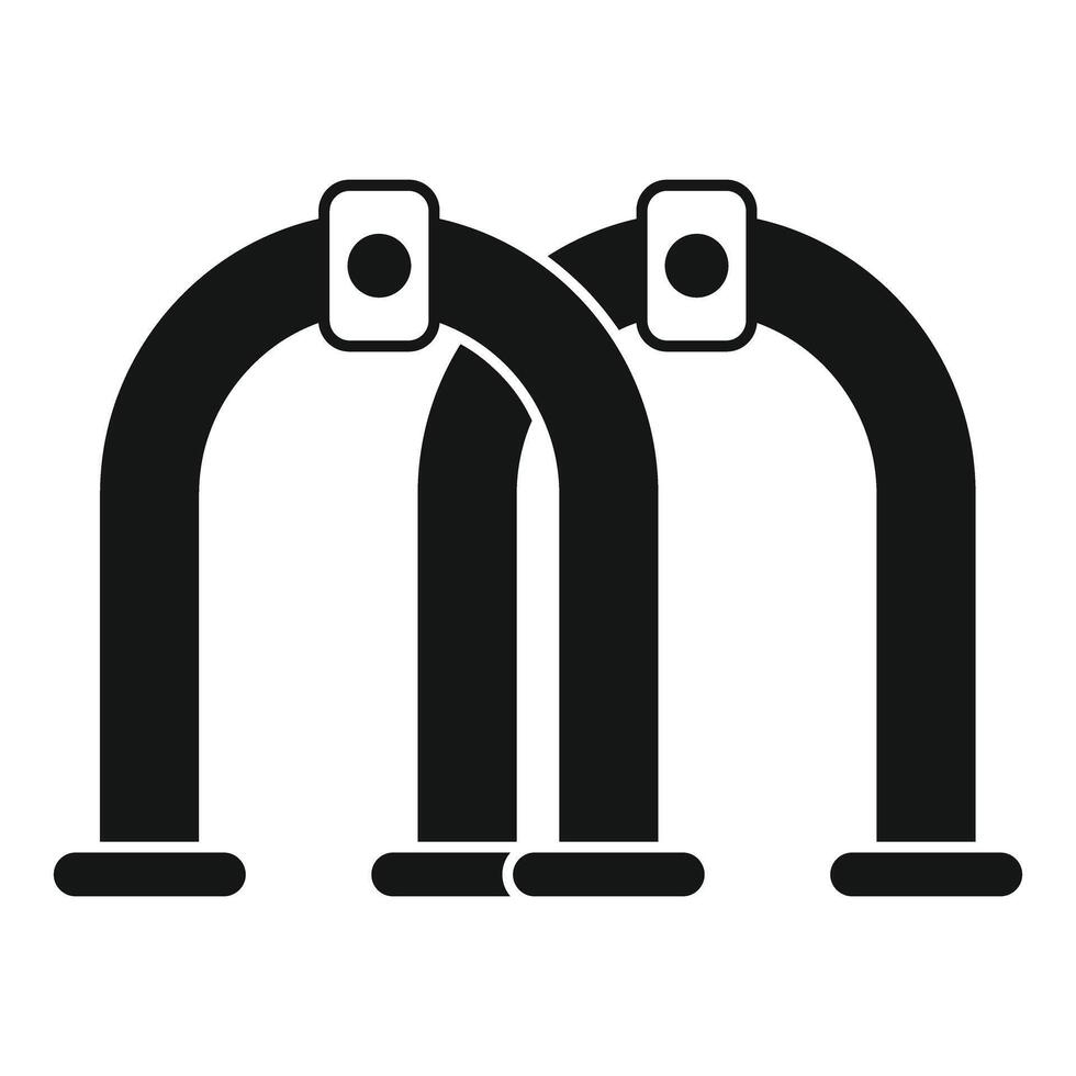 Metal Detector Gate Detecting Metal Objects Icon 47630659 Vector Art At 2889