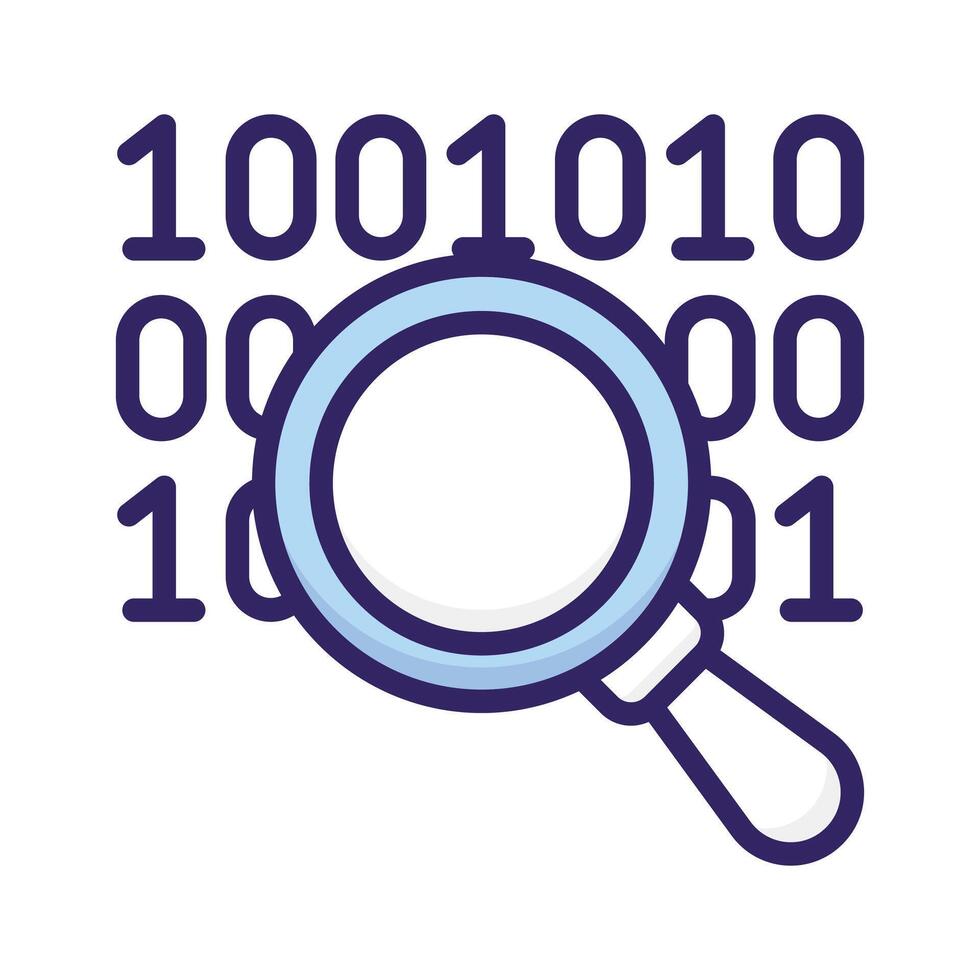 Creative icon of binary search in modern style, ready to use 47631813 ...