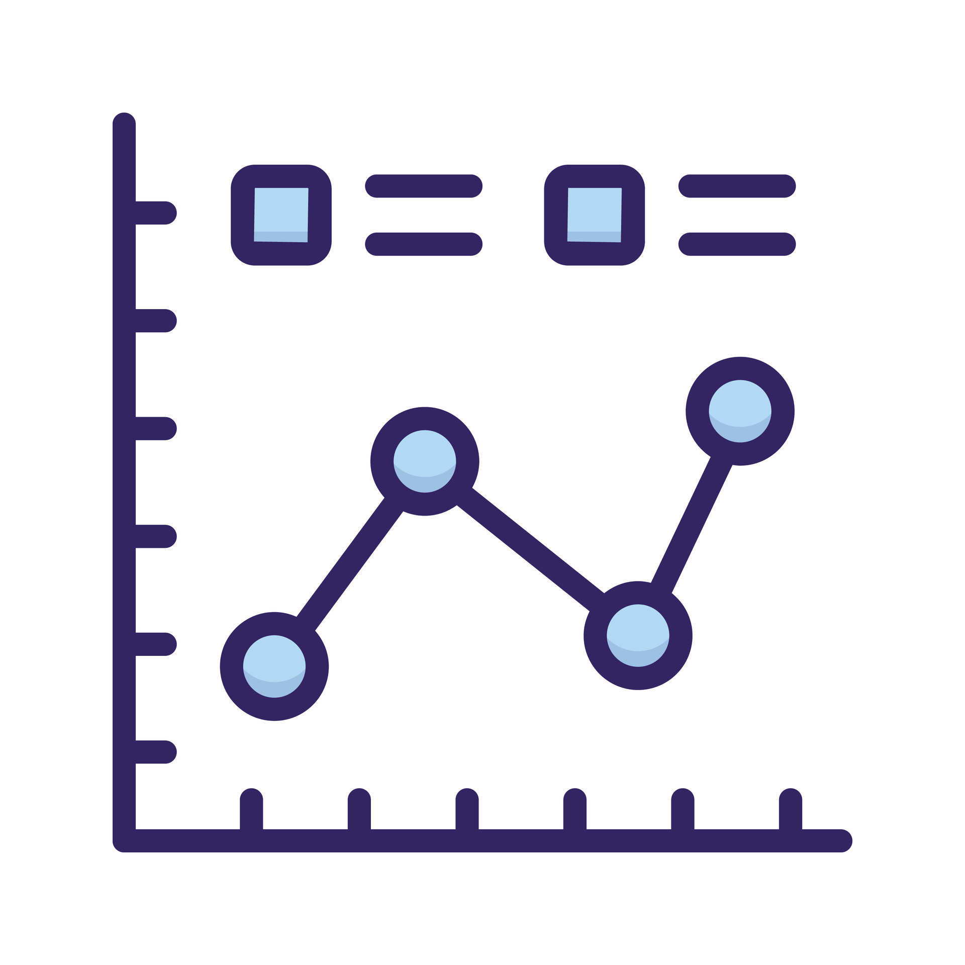 Bar chart representing the analysis and interpretation of financial ...
