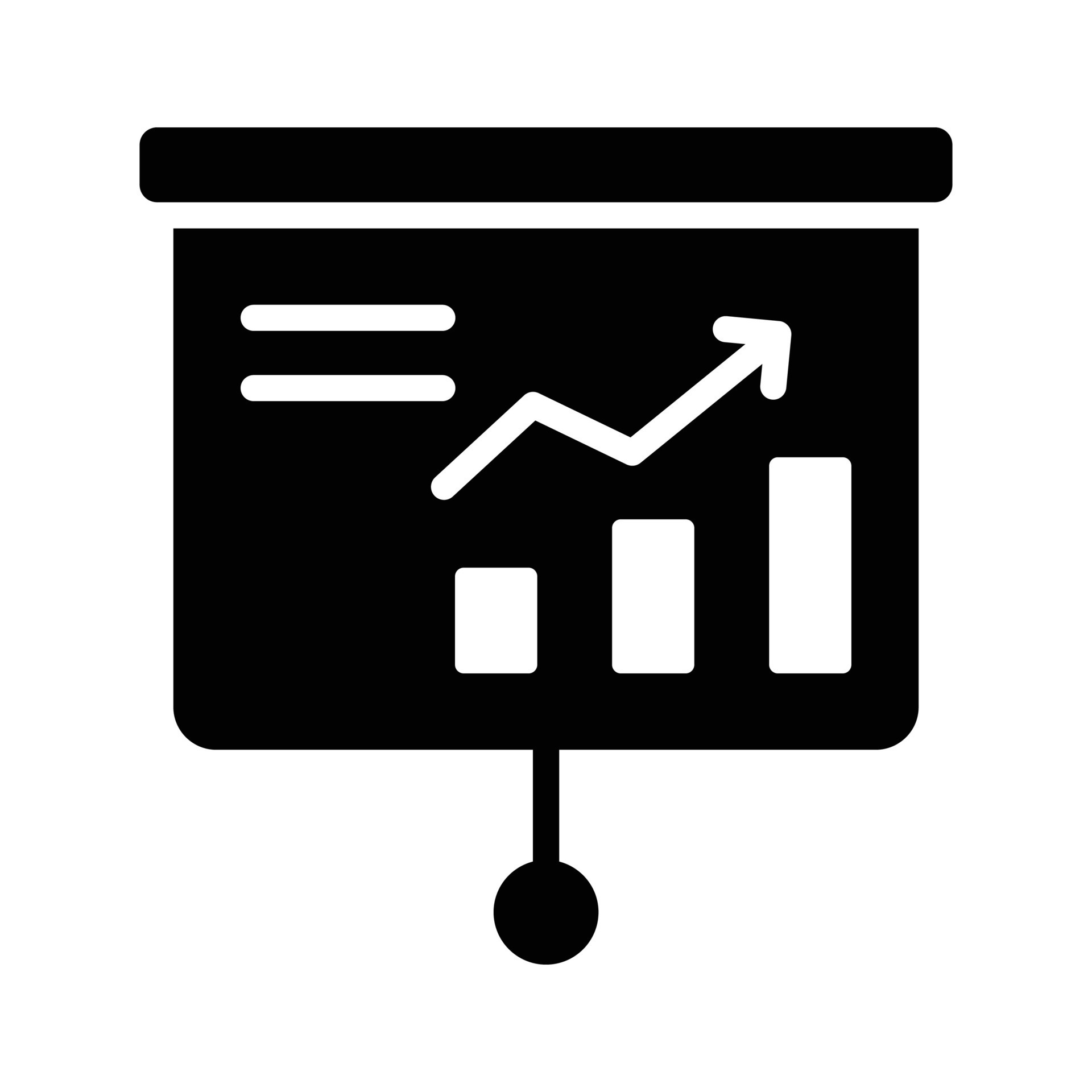 An Icon Of Business Graphical Presentation Of Statistical Presentation 47632107 Vector Art At