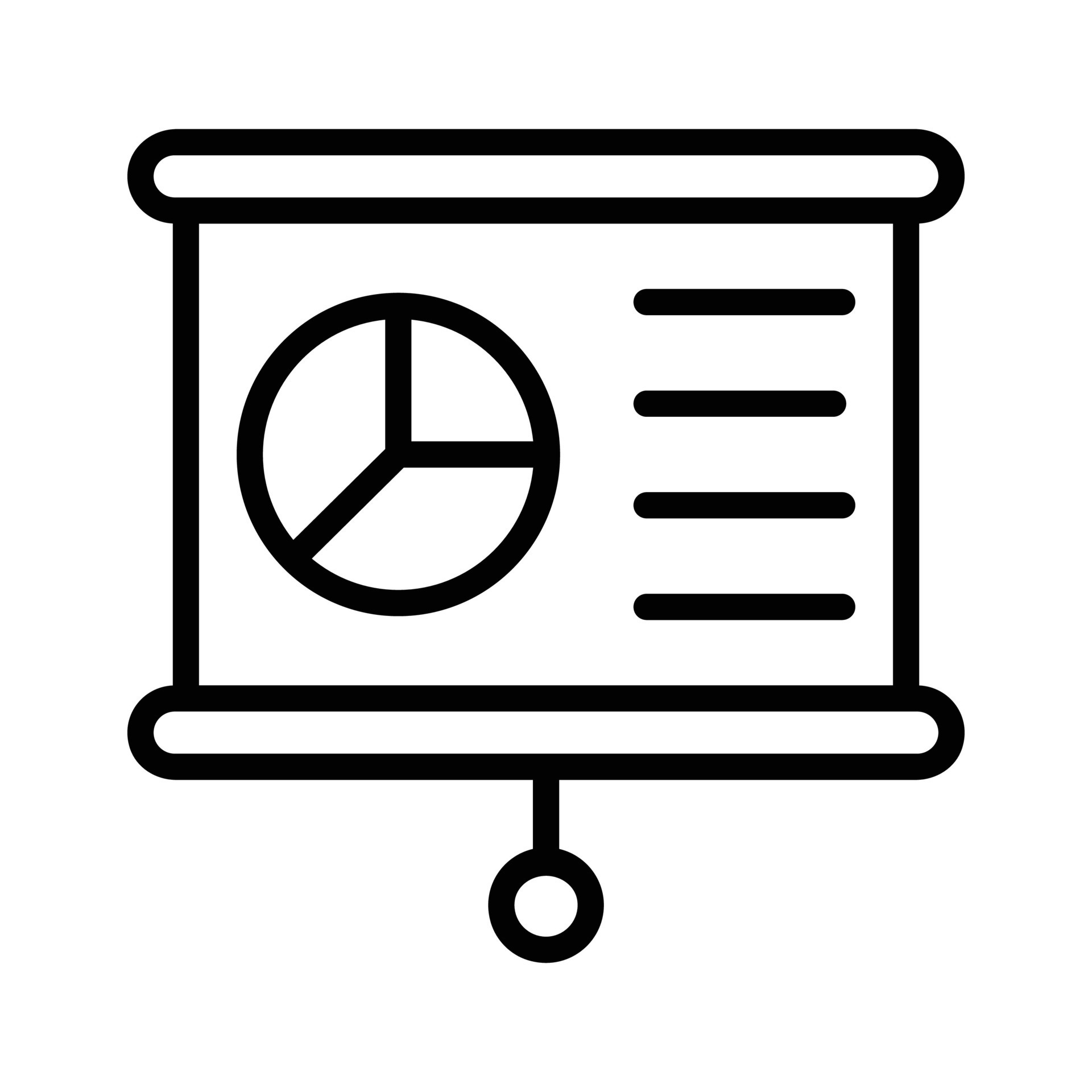 An Icon Of Business Graphical Presentation Of Statistical Presentation 47632264 Vector Art At