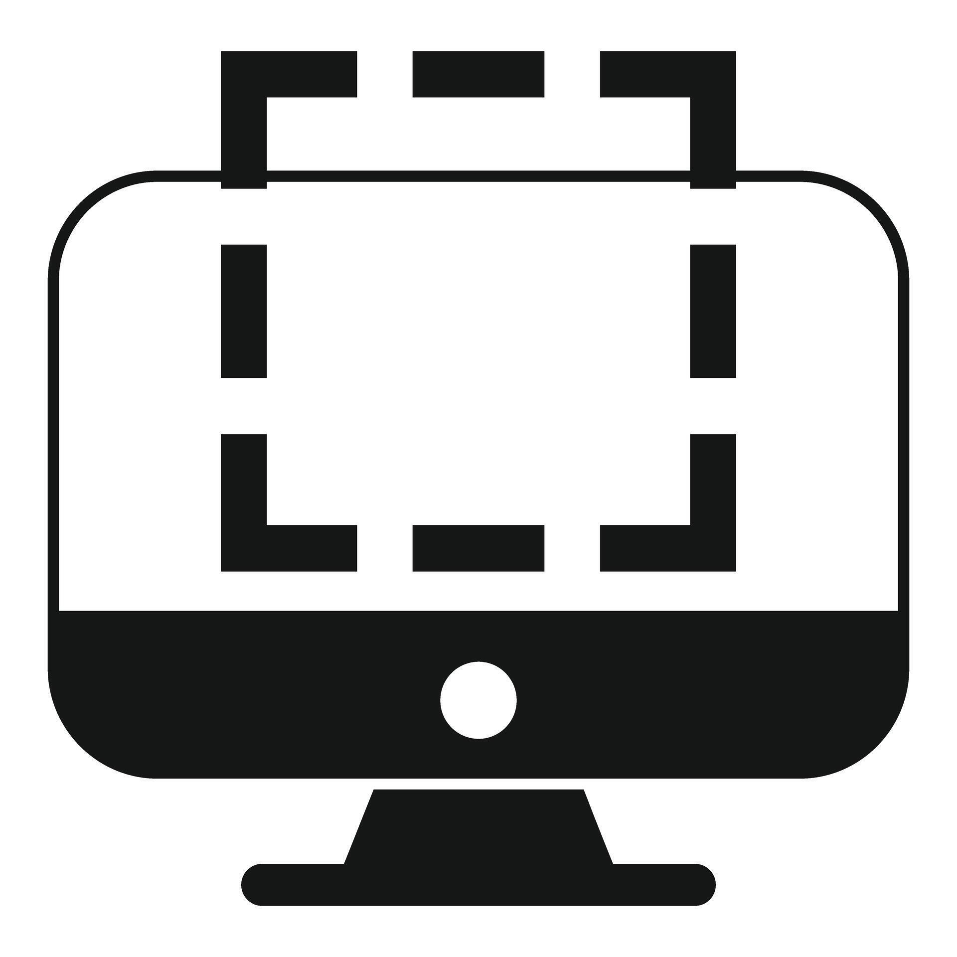 Computer displaying image editing software interface icon 47633484 ...