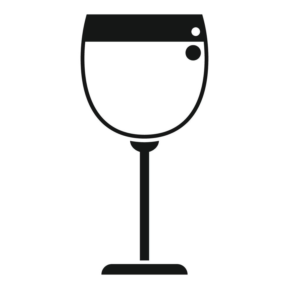 Elegant Wine Glass Silhouette Standing On White Background 47636315 Vector Art At Vecteezy