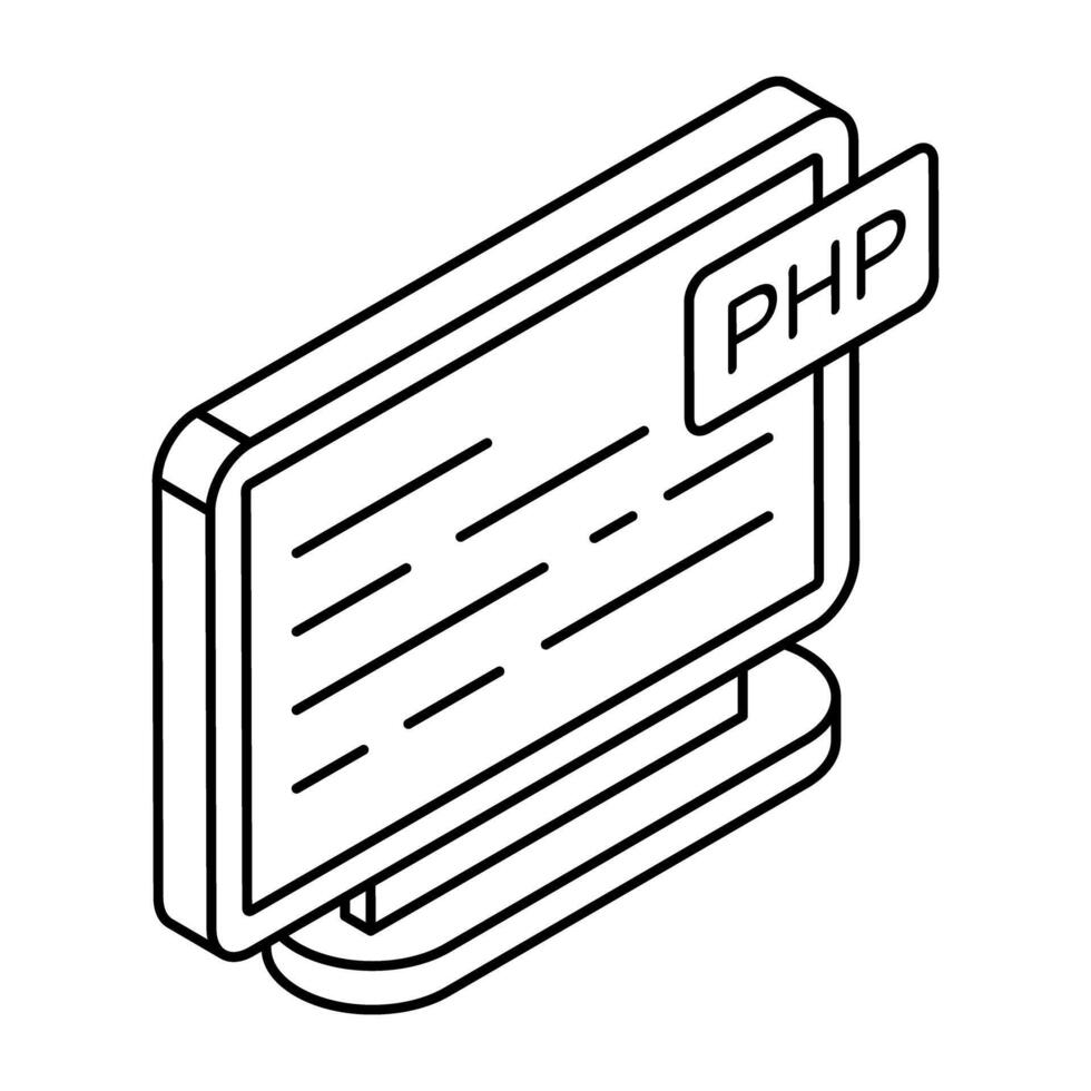 Unique design icon of system coding 47638878 Vector Art at Vecteezy