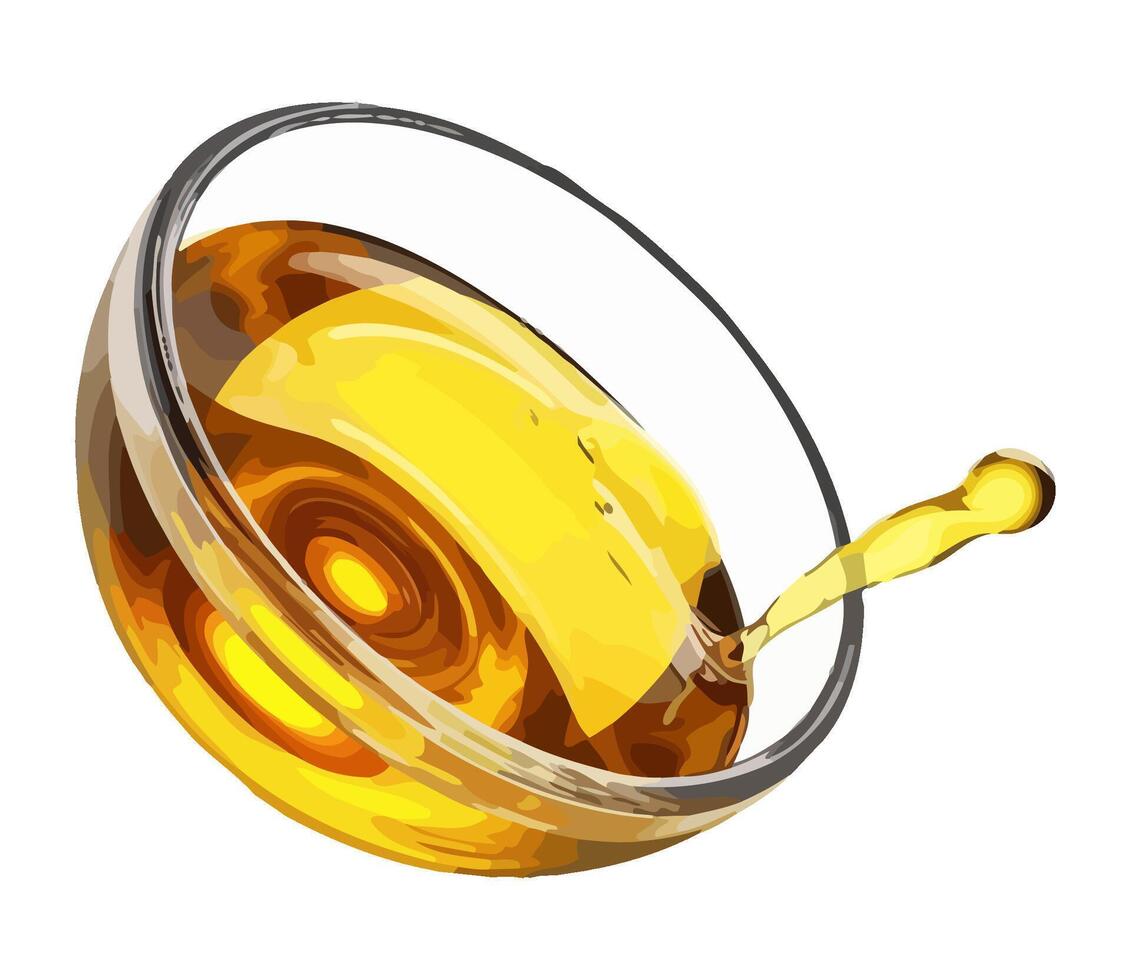 Golden Honey Pouring From Jar Icon Isolated 47644200 Vector Art At Vecteezy