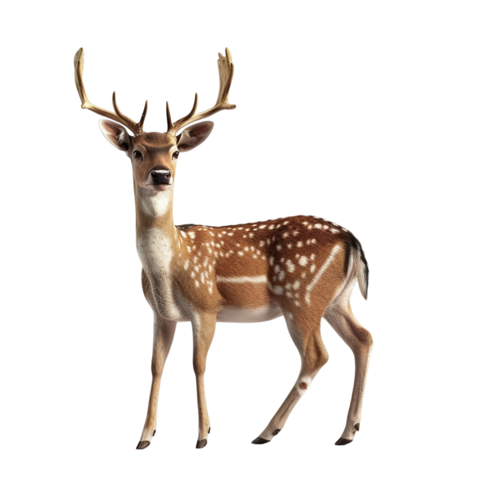 Side View Deer Transparent Background AI-Generative 47649208 PNG