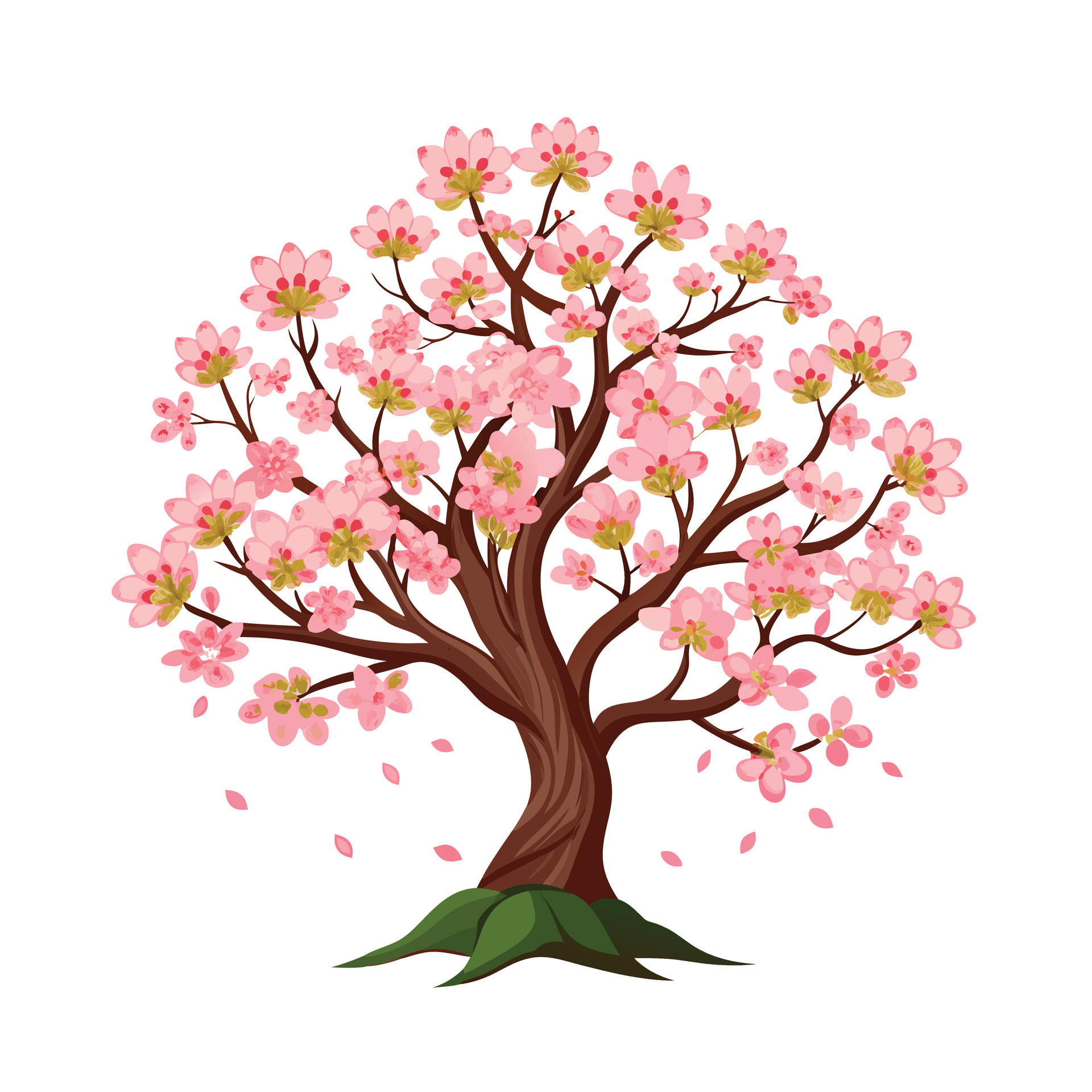 Beautiful Single Big Tree Illustration 47665500 Vector Art at Vecteezy