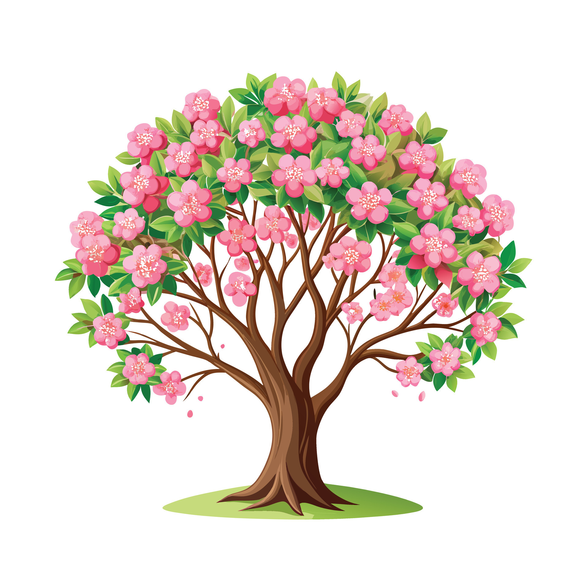 Beautiful Single Big Tree Illustration 47665892 Vector Art at Vecteezy
