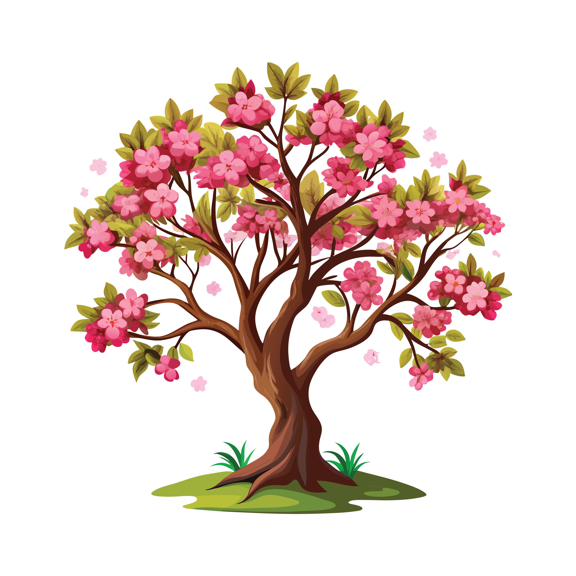 Beautiful Single Big Tree Illustration 47665926 Vector Art at Vecteezy
