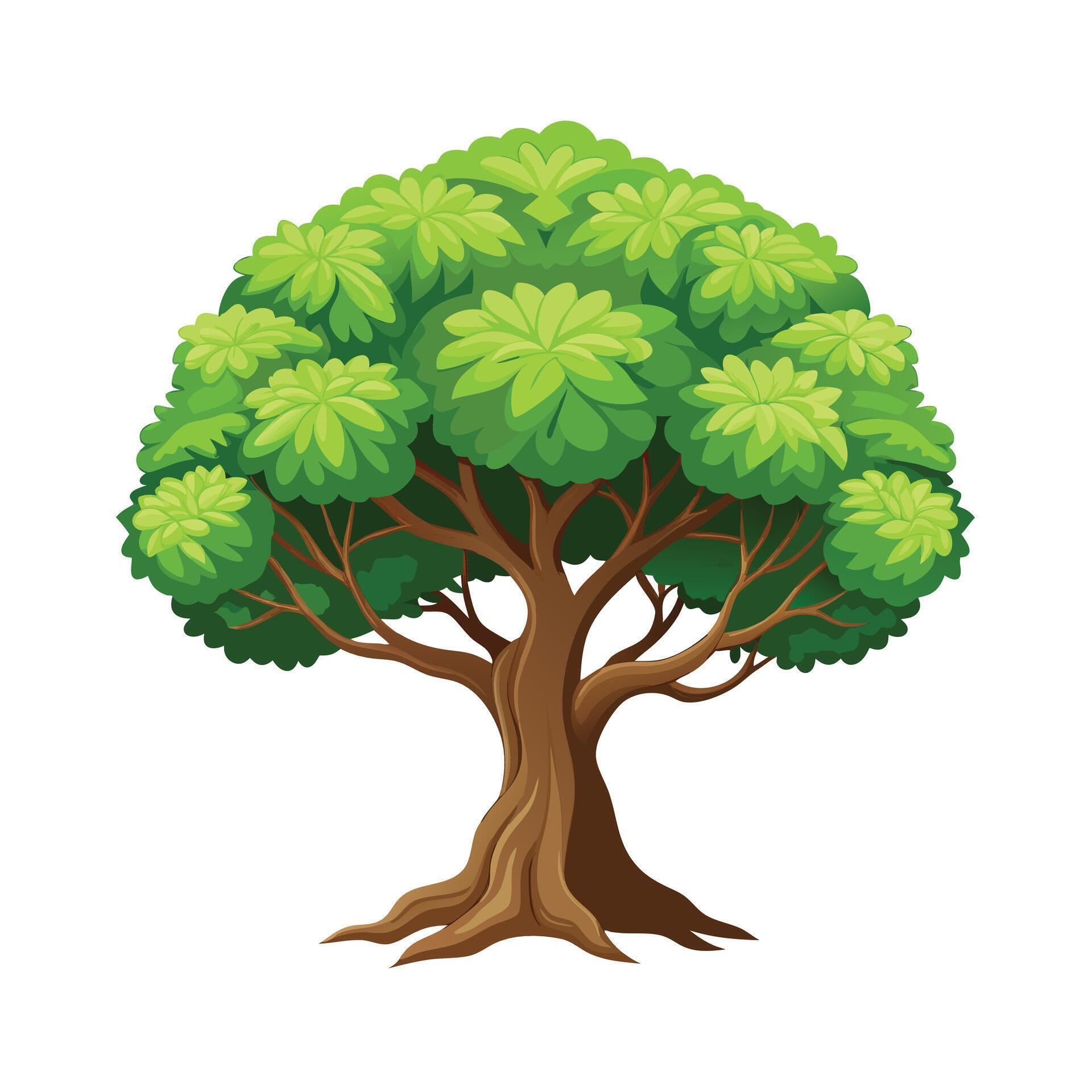 Beautiful Single Big Tree Illustration 47666371 Vector Art at Vecteezy