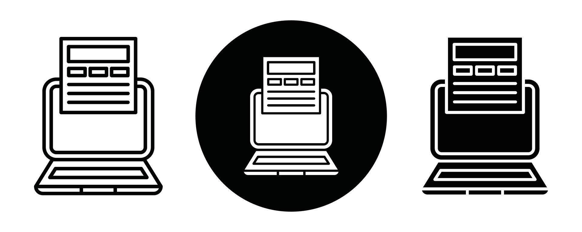 Front end development outline icon collection or set. Front end ...