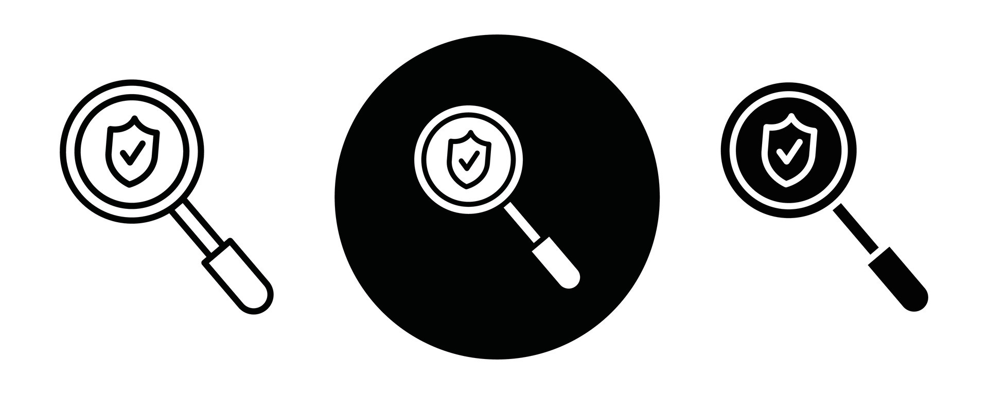 Security Scan Outline Icon Collection Or Set Security Scan Thin Line Art 47697895 Vector Art At