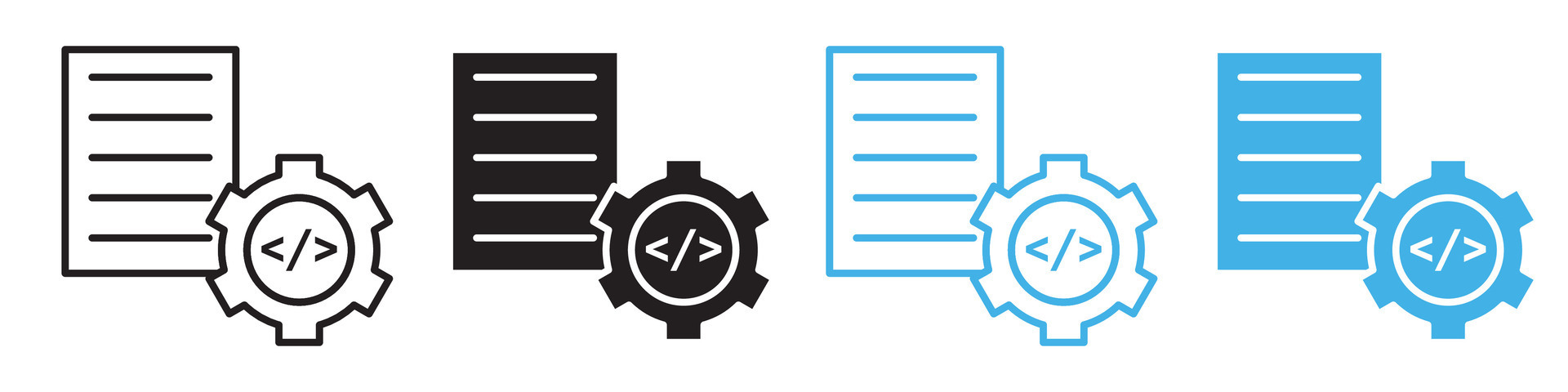 Code optimization icon line art 47698337 Vector Art at Vecteezy