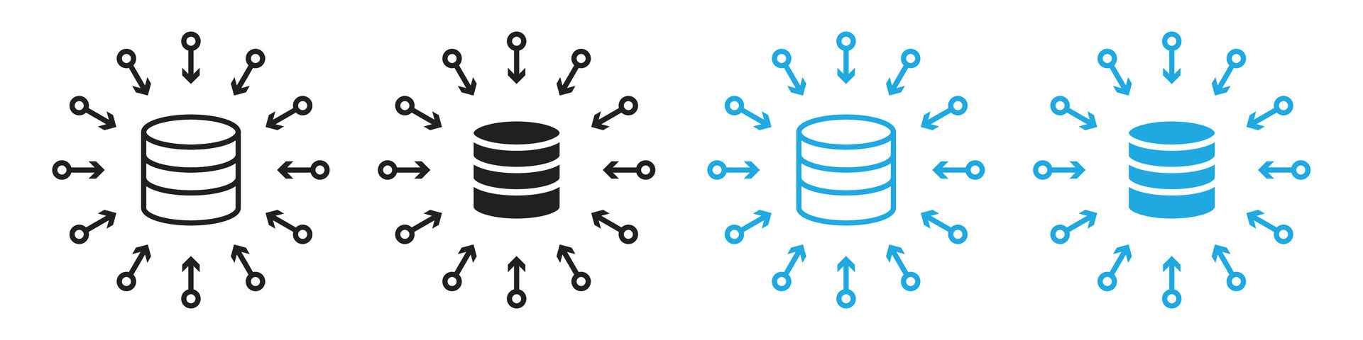 Data Center System Icons for Aggregating and Storing Big Data in Cloud ...