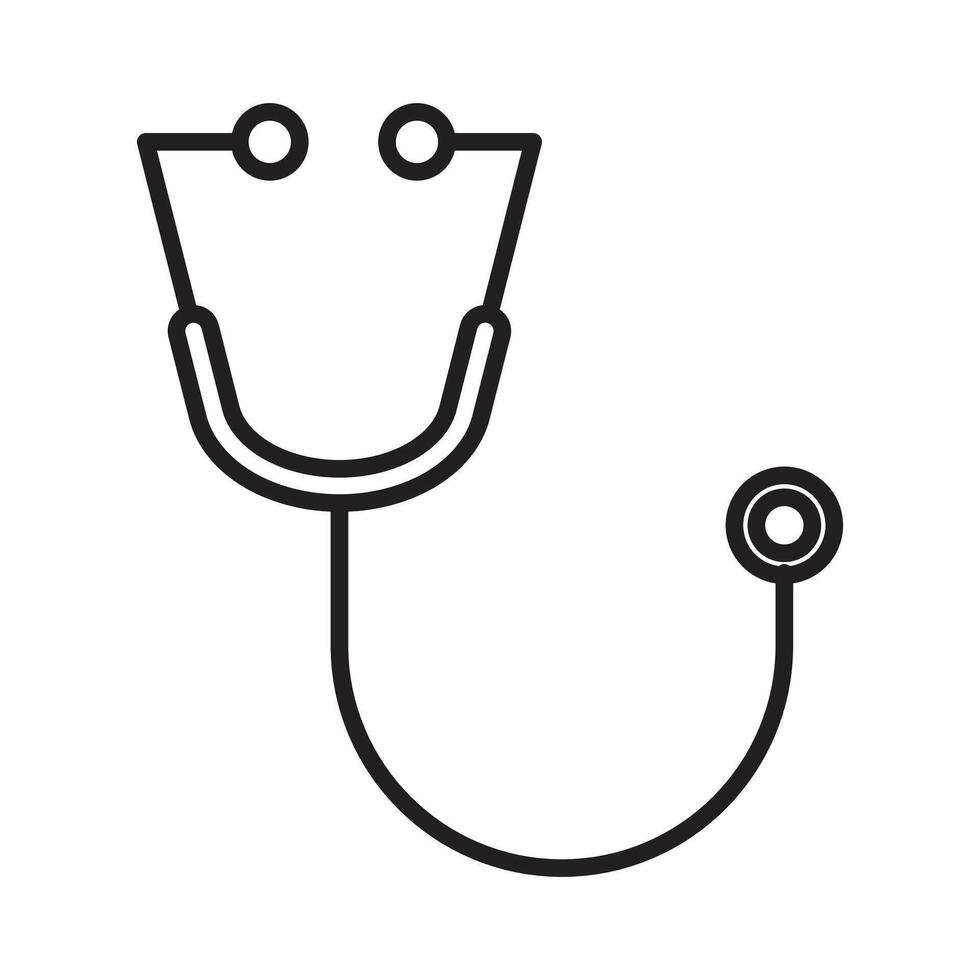 Stethoscope Icon Line Art 47700607 Vector Art At Vecteezy
