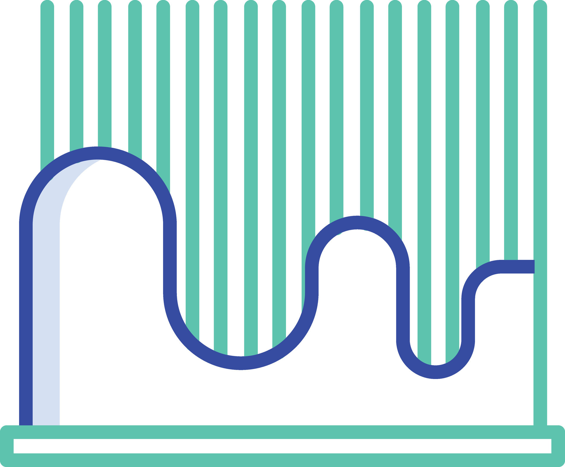 Graph outline color illustration 47711672 Vector Art at Vecteezy