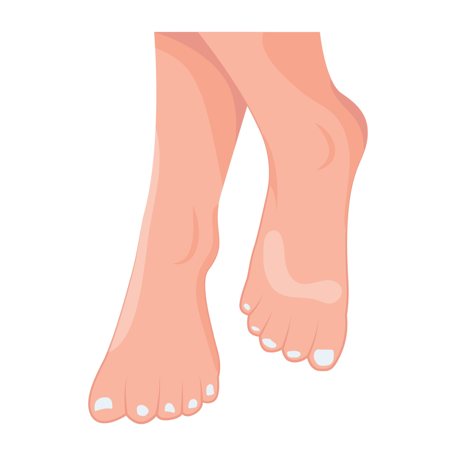 Webflat Style Icon Showing Beautiful Human Feet 47721146 Vector Art At