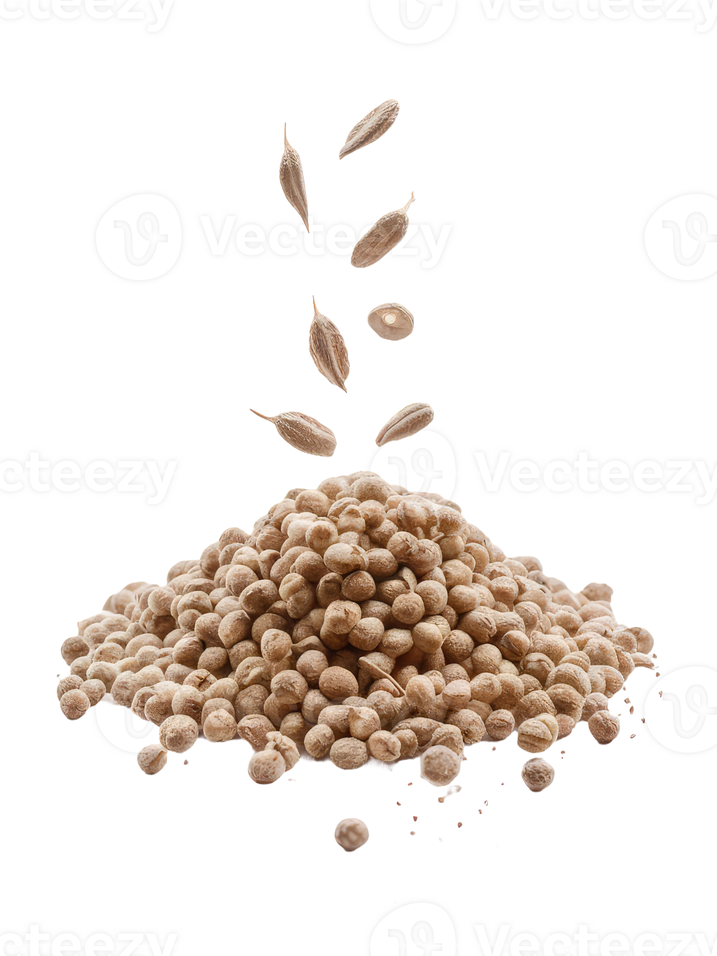 A Handful Of Hemp Seeds 47731208 Png