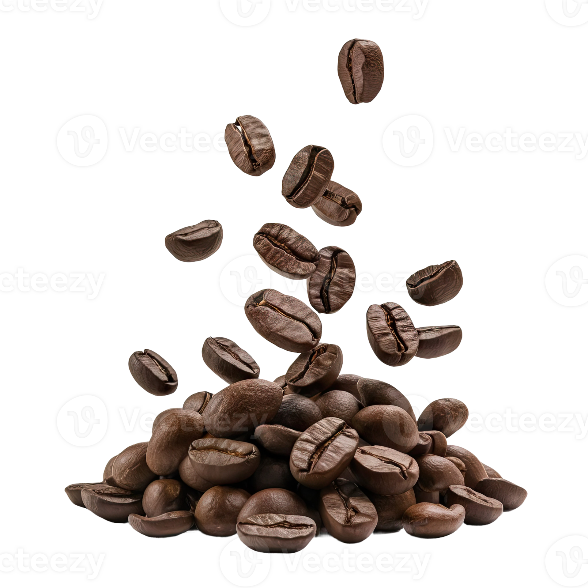 Falling Coffee Beans 47731497 Png