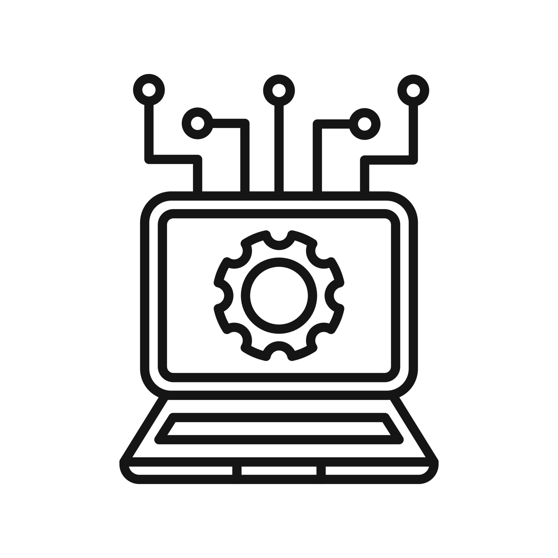 Computer Technology icon 47743858 Vector Art at Vecteezy