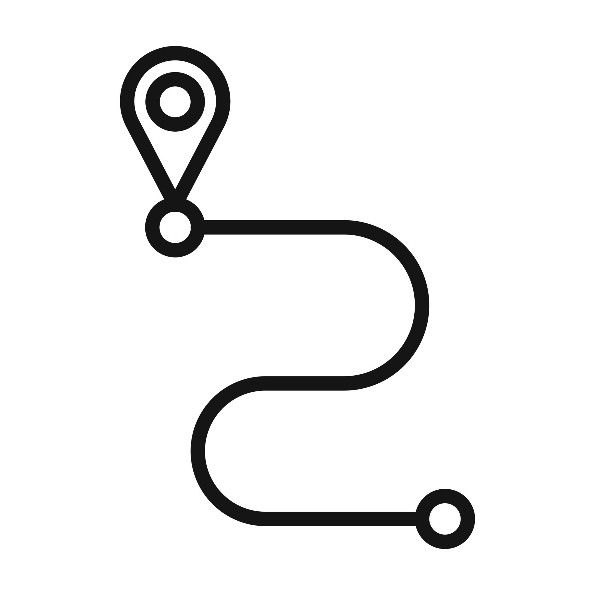 Navigation Route Icon 47744193 Vector Art At Vecteezy