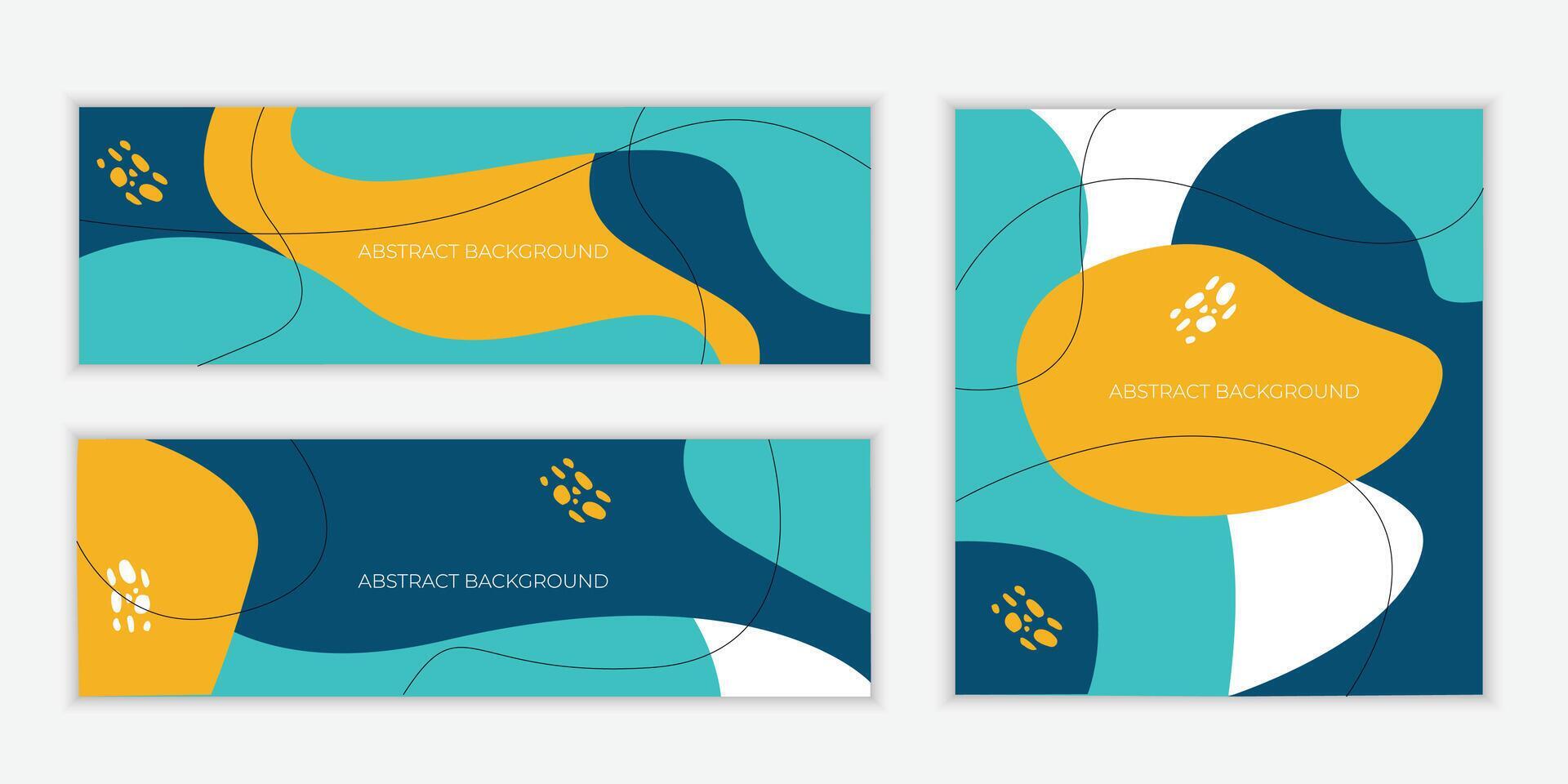 Abstract pattern texture book brochure poster cover gradient template set. Retro colors palette ...