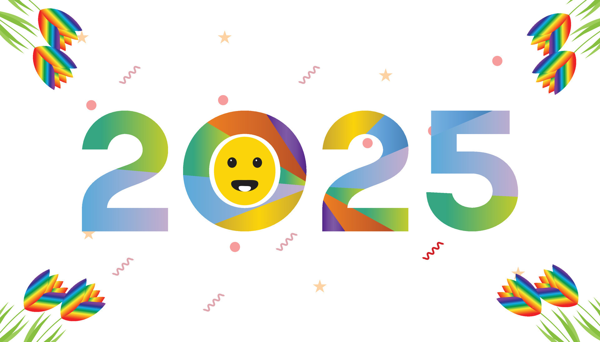 Happy new year 2025 holiday background design. Illustration template ...