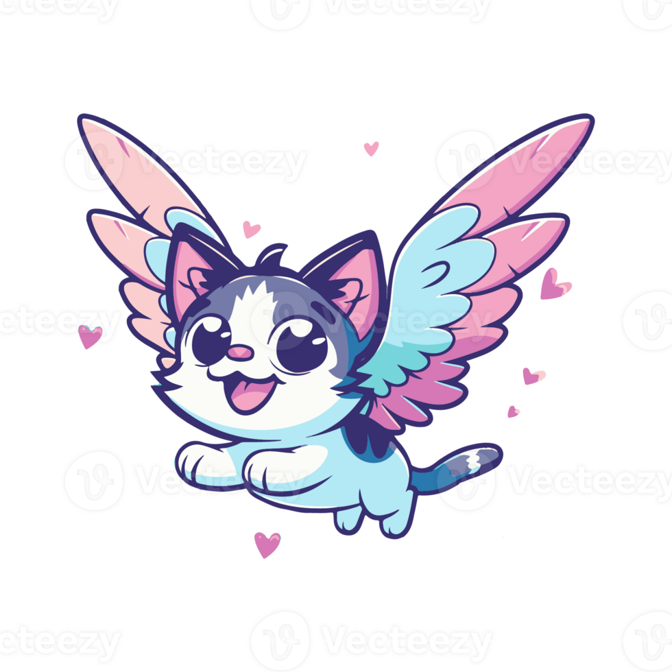 A cat flying through the sky 47763977 PNG A cat flying through the sky 47763977 PNG