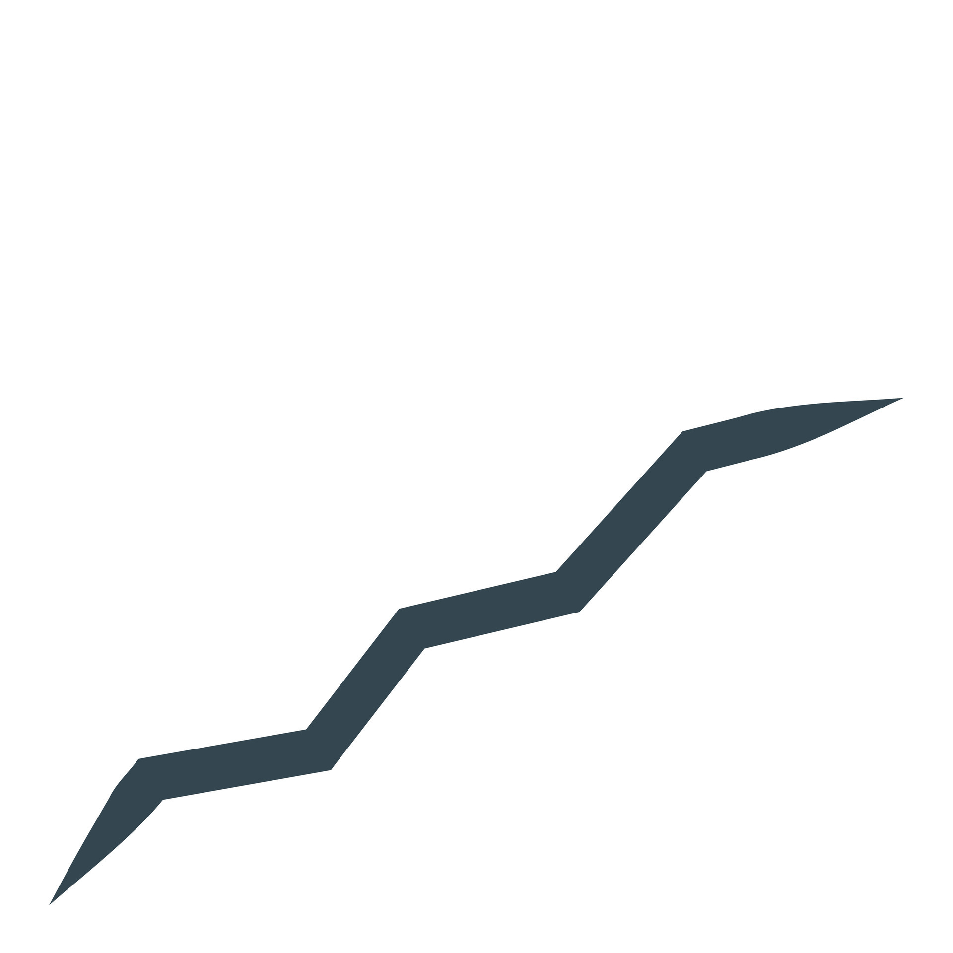 Abstract Minimalist Zig Zag Line Chart Growing Upward 47786751 Vector