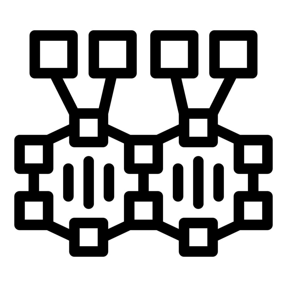 Complex data structure connecting multiple nodes through intricate ... Complex data structure connecting multiple nodes through intricate ...