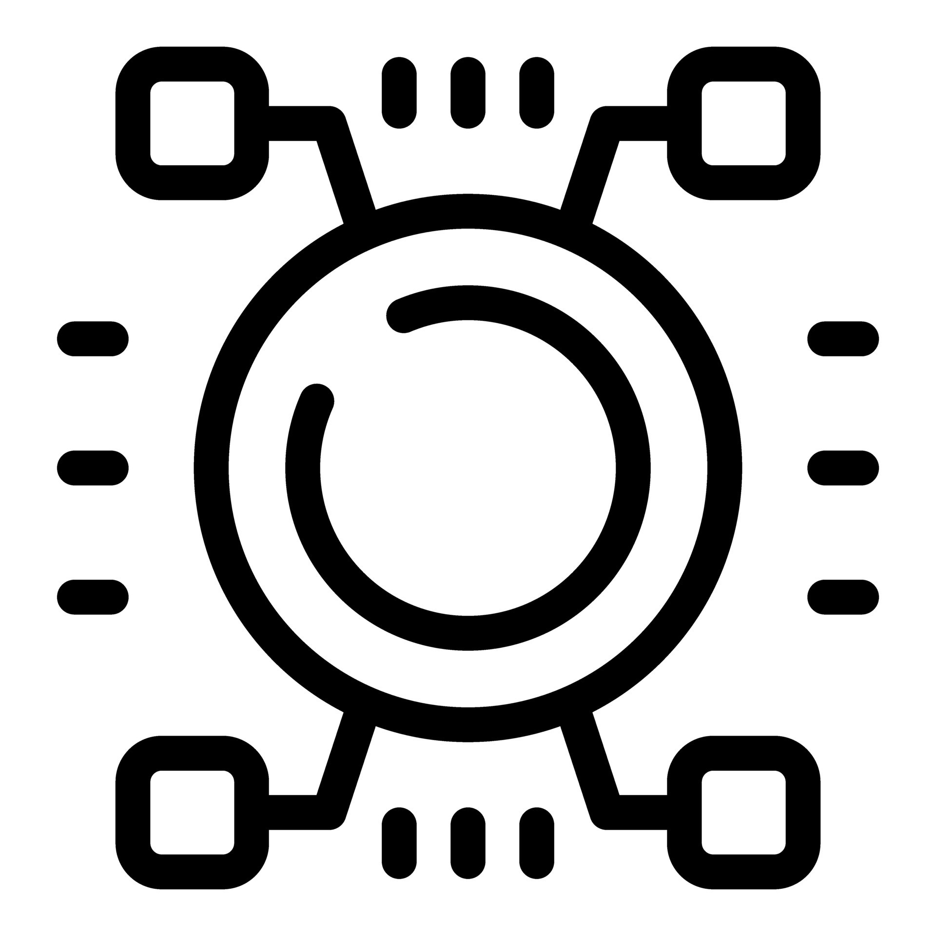 System Integration Connecting Devices With Central Hub For Data Processing 47787478 Vector Art