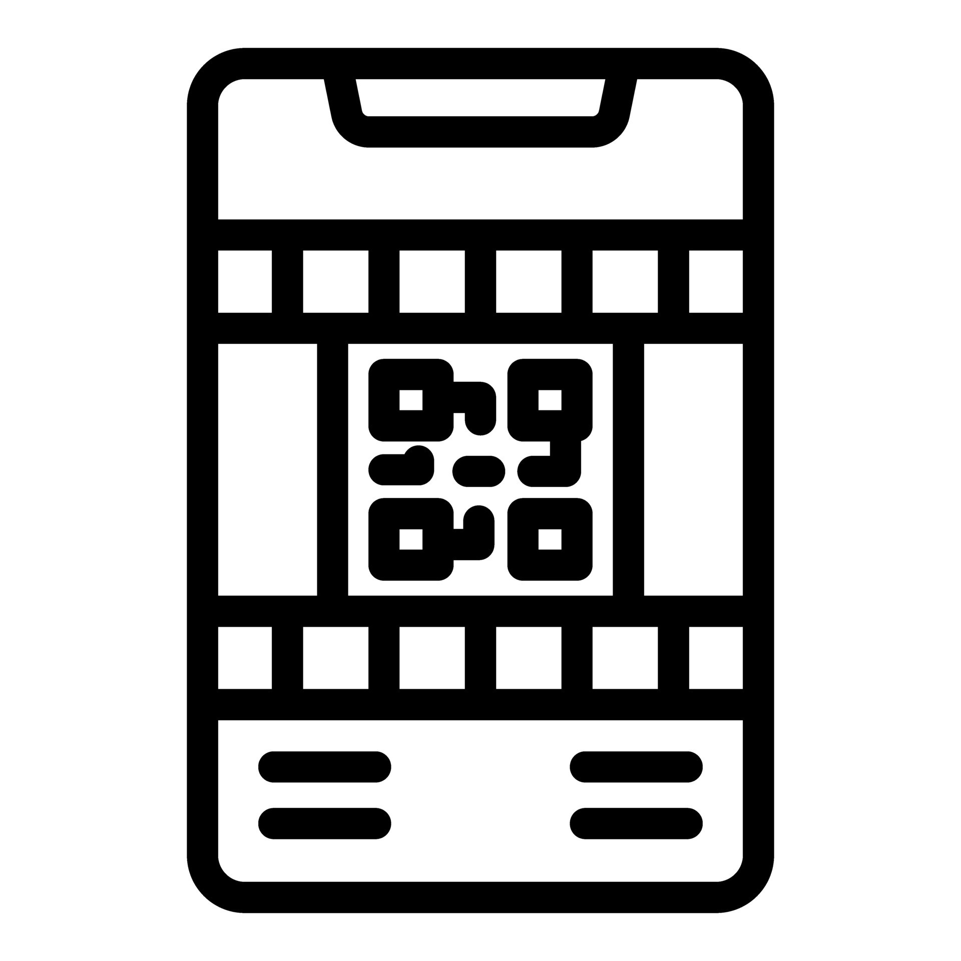 Smartphone Scanning Qr Code For Digital Payment 47787765 Vector Art At Vecteezy
