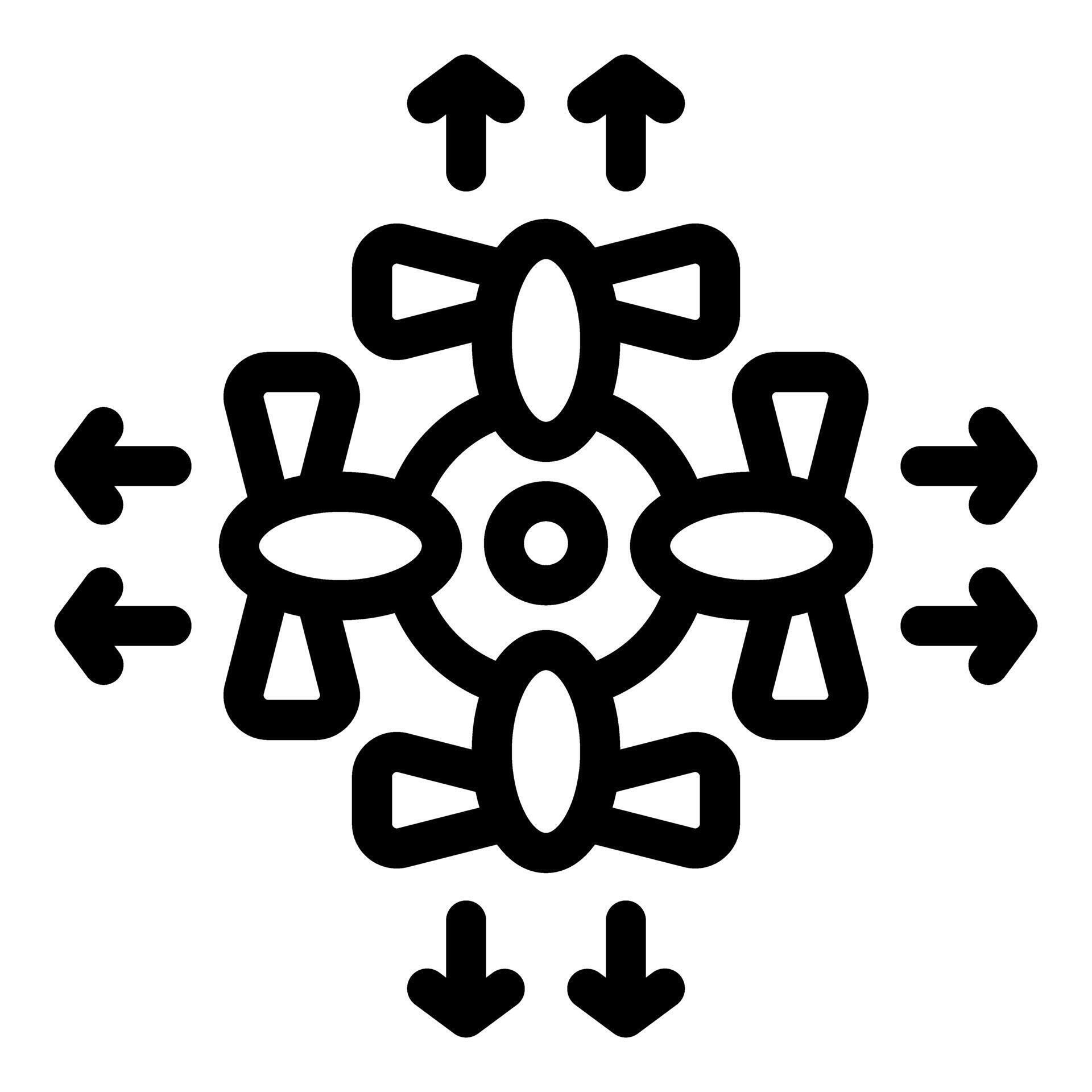 Data exchange system with arrows pointing in and out 47787807 Vector Art at Vecteezy