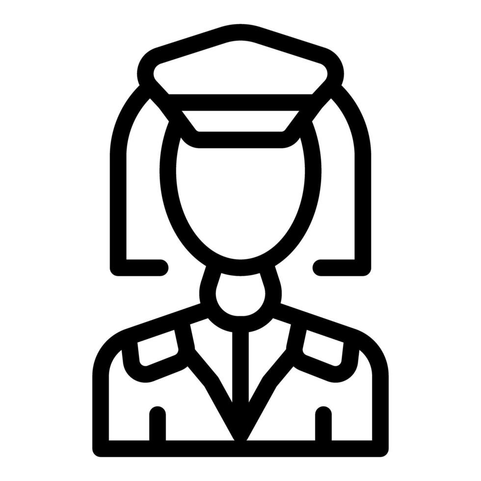 Female Police Officer Wearing Uniform And Hat Posing 47787837 Vector Art At Vecteezy