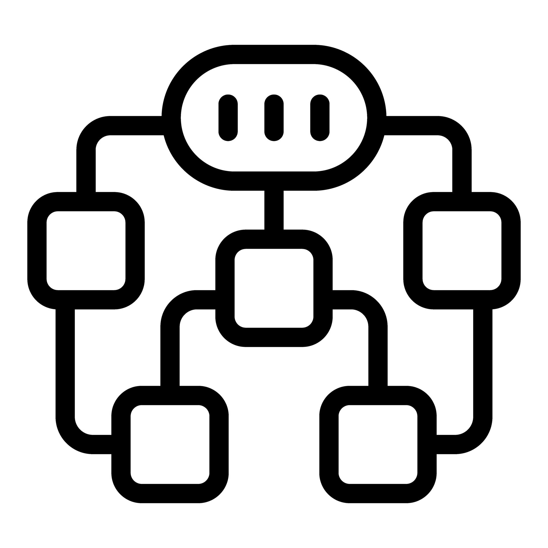 Complex network scheme with server connecting multiple devices 47787934 Vector Art at Vecteezy