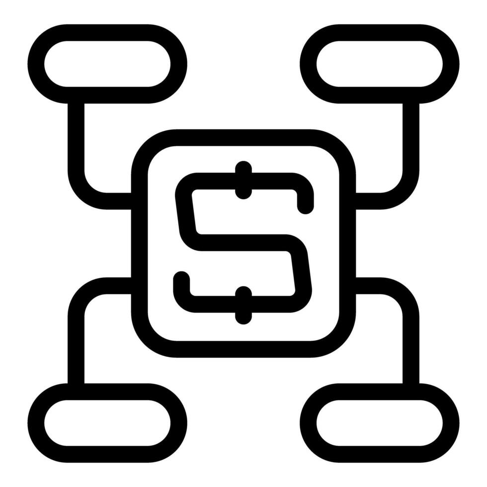 Software development process with agile methodology and connected stages icon 47787953 Vector ...