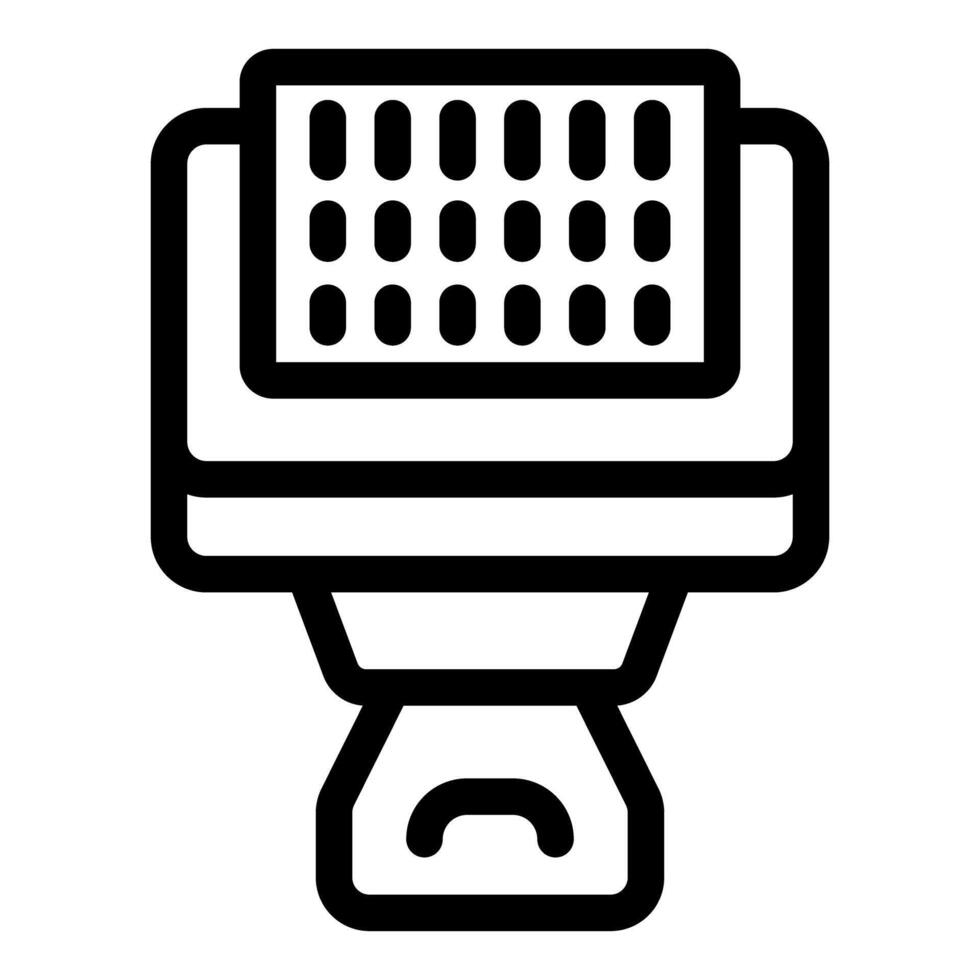 Icon of a machine learning algorithm processing data 47788244 Vector ...