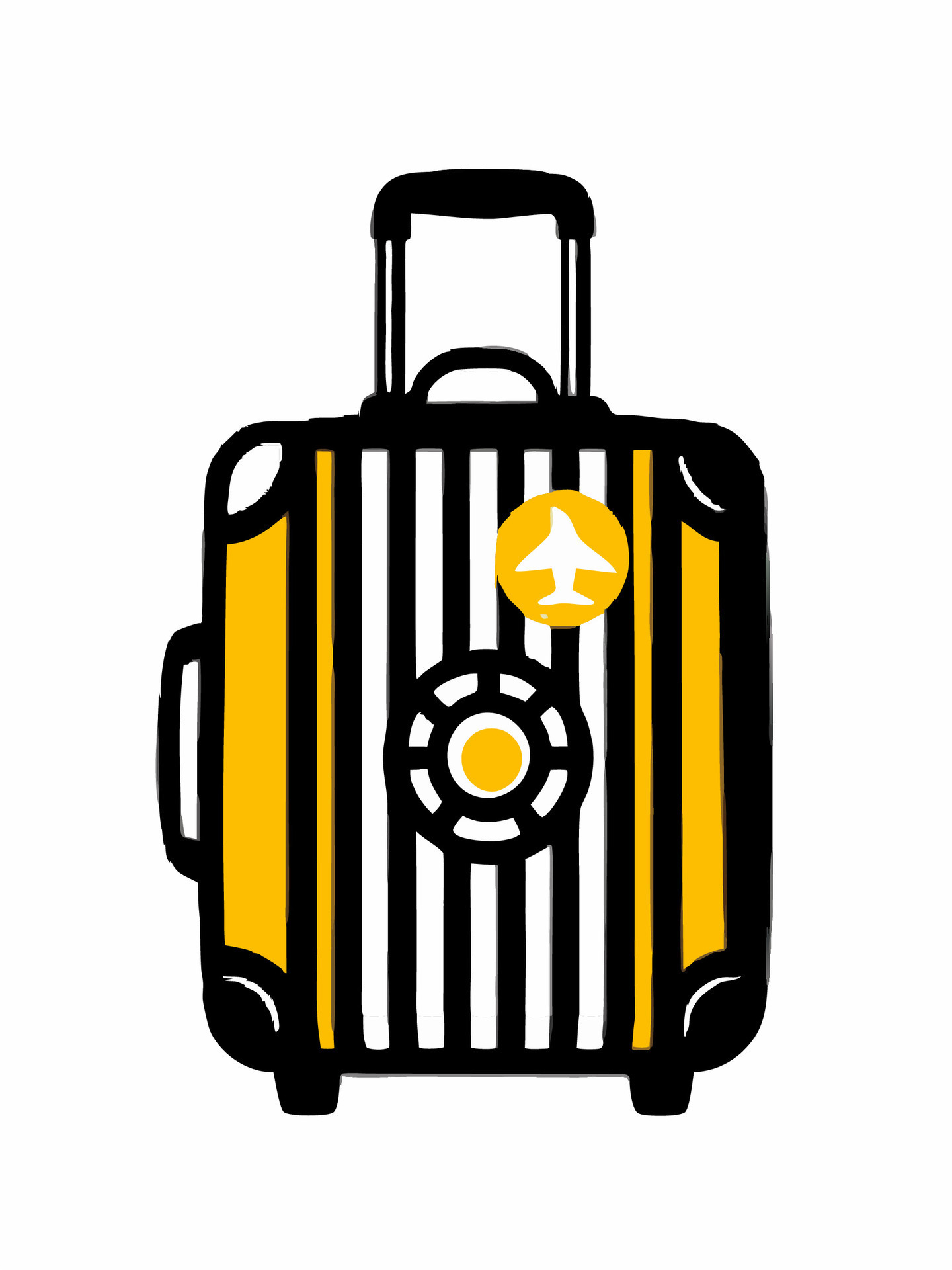 travel luggage logo icon illustration 47795235 Vector Art at Vecteezy