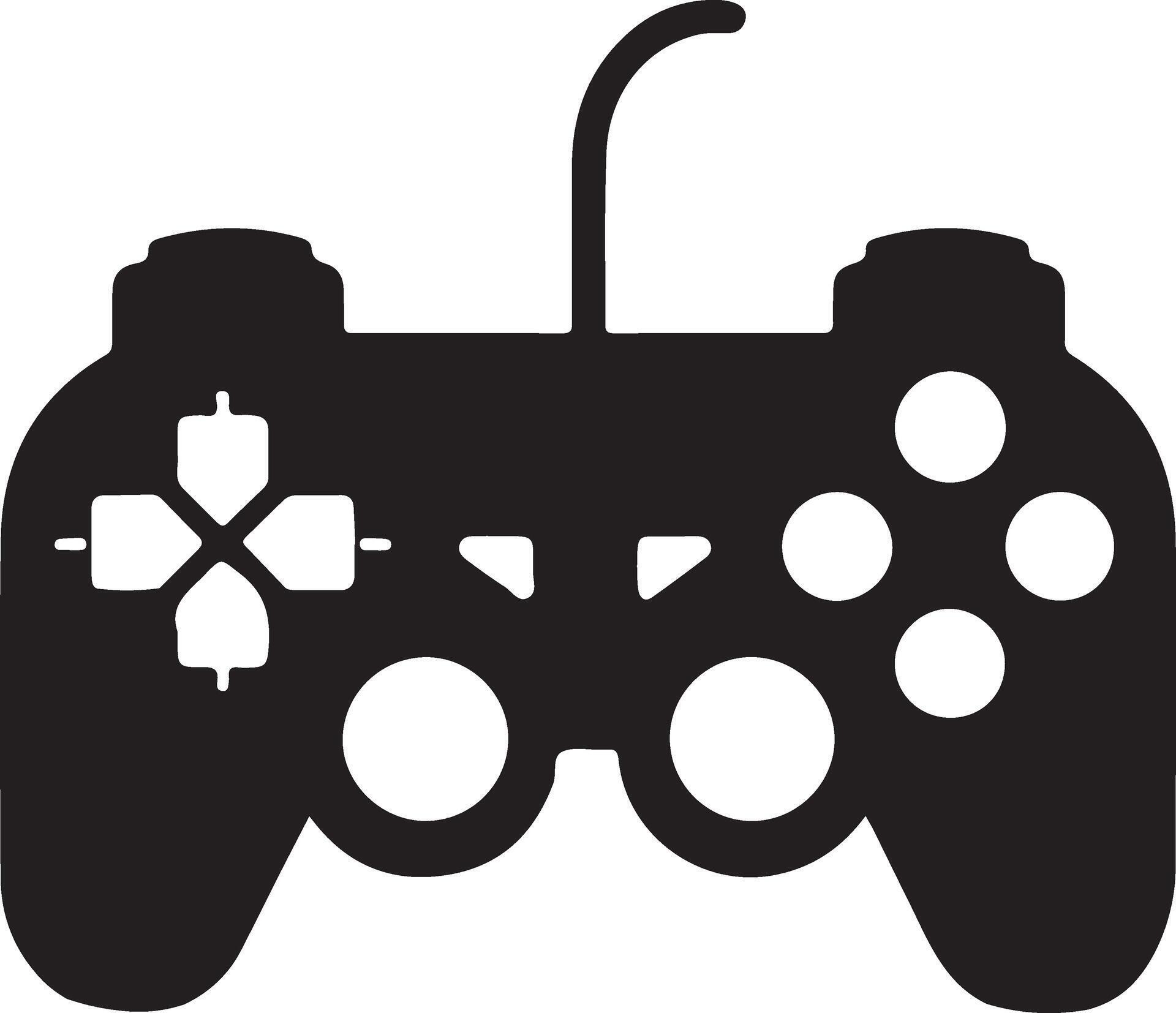 game controller or gamepad flat icon for gaming apps and websites ...