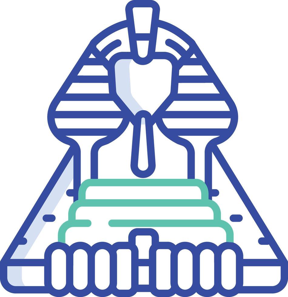 Sphinx outline color illustration 47801051 Vector Art at Vecteezy