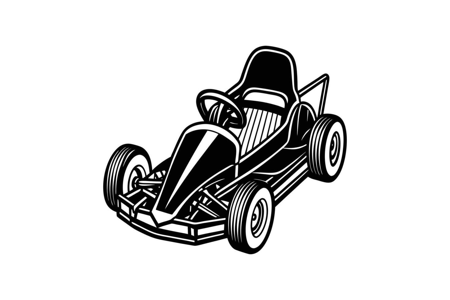 Go Cart Silhouette Illustration Image 47804783 Vector Art At Vecteezy