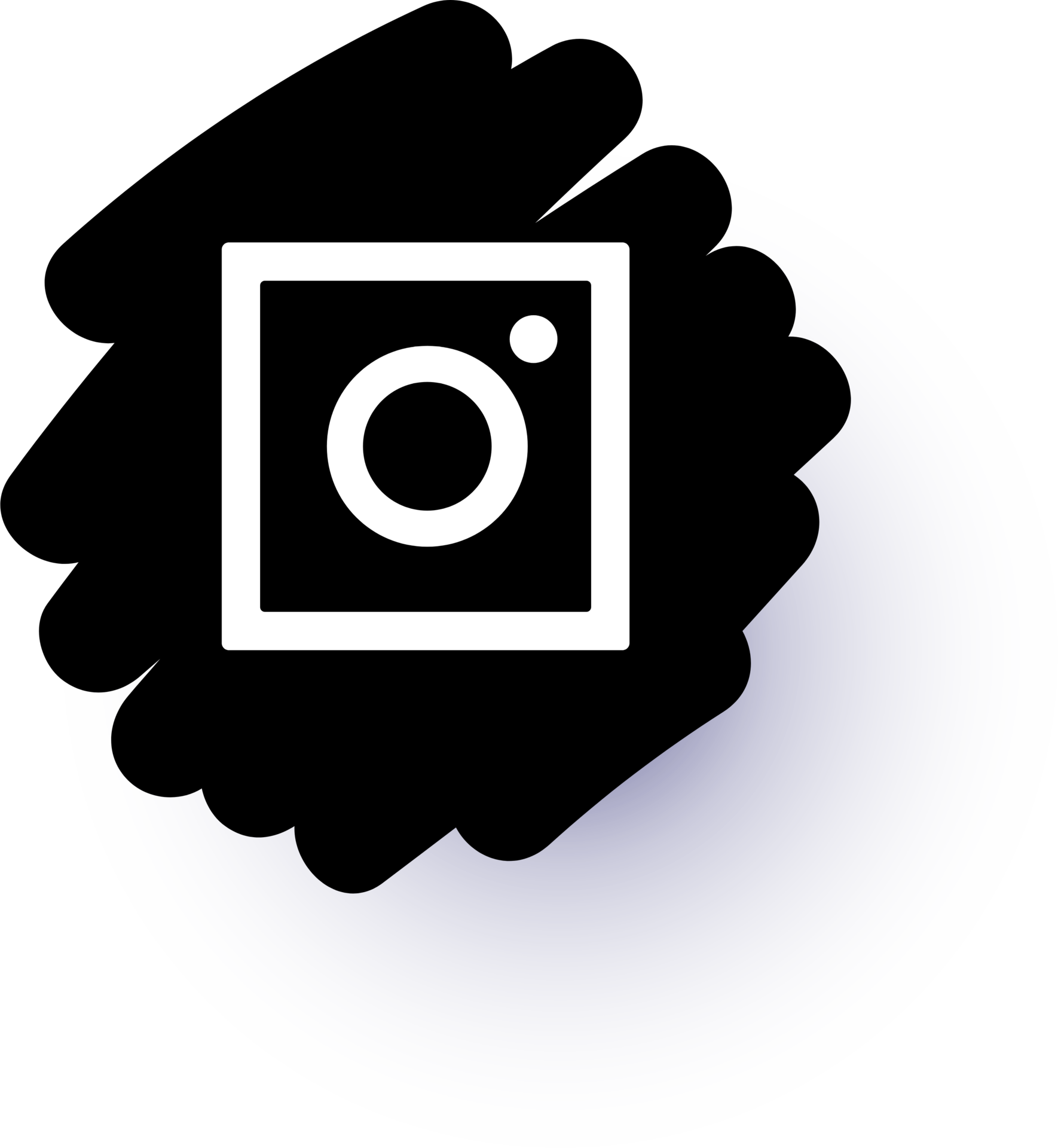 Instagram Black And White Logo 47815736 Png