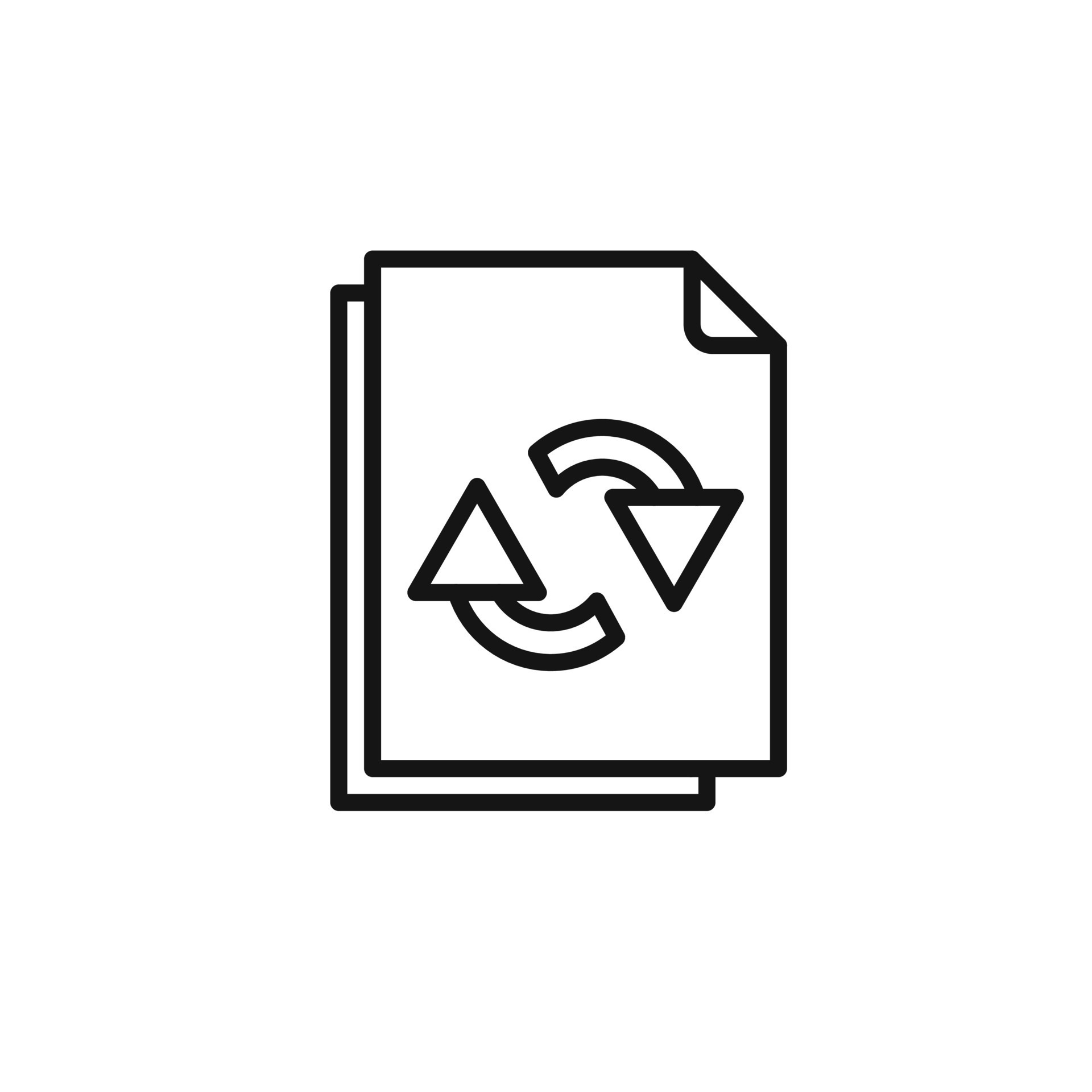 Data Synchronization Icon Outline Collection In Black 47819924 Vector