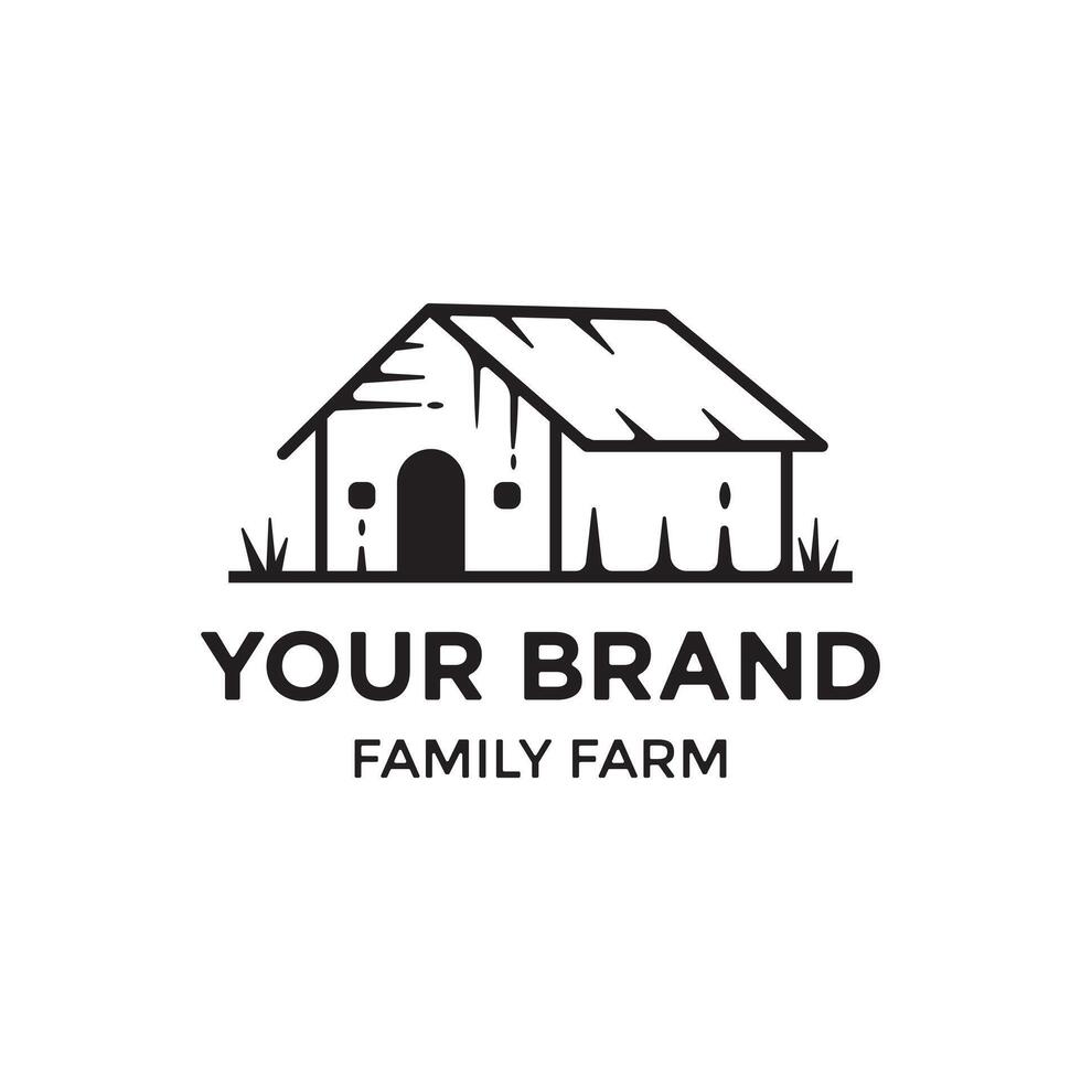 vintage rustic wood barn farm logo design 47822664 Vector Art at Vecteezy