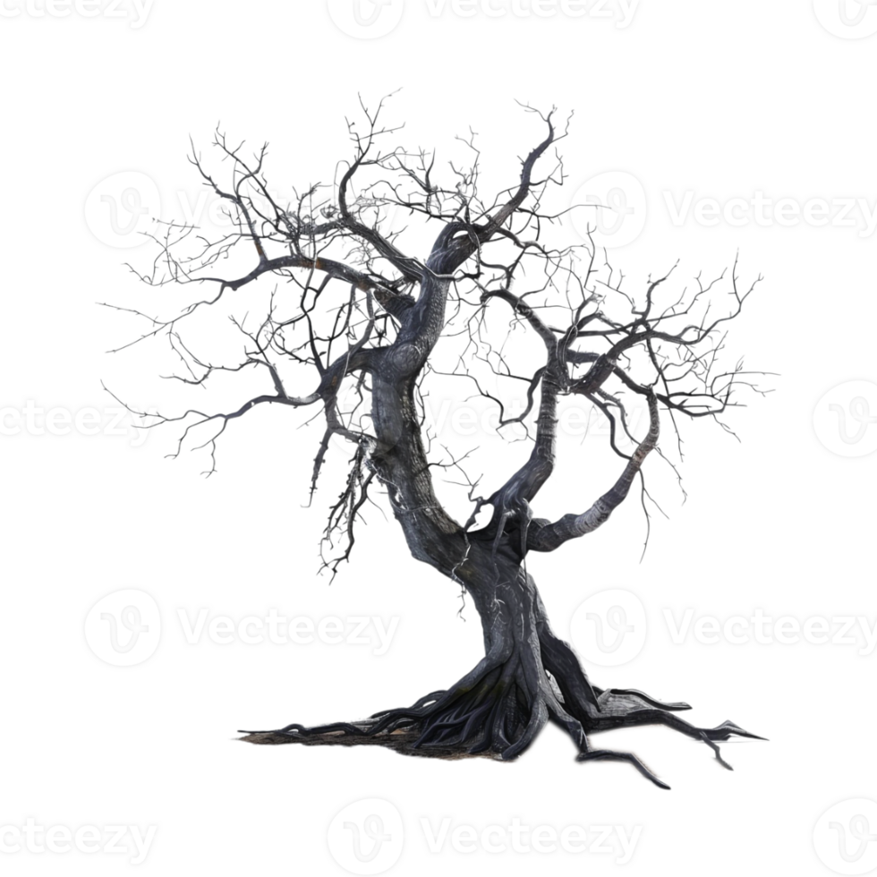 Autumn Tree Without Leaves on Transparent Background 47828650 PNG